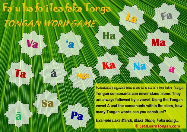 Tongan Alphabet – Let's learn Tongan